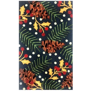 Happy Holly Indigo size 24"X36" - Bed Bath & Beyond - 41646129